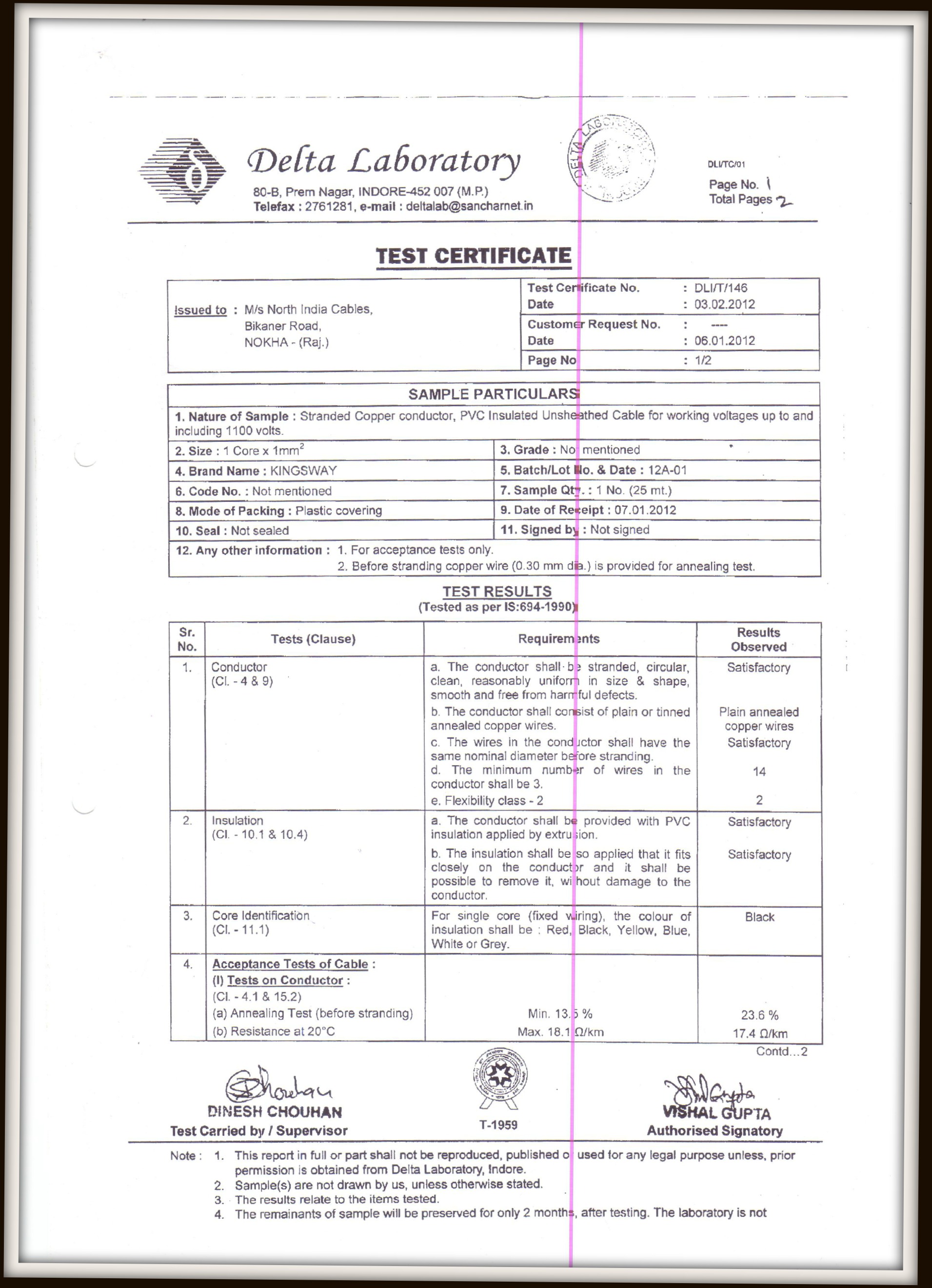 Kingsway cables & wires |ISO Certified | ISO 9001:2008